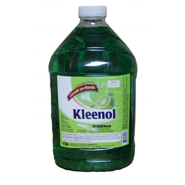DISHWASHING LIQUID KLEENOL LIME 4 LITRES