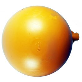 FLOAT BALL 6" PLASTIC 7/16 PEGLERS