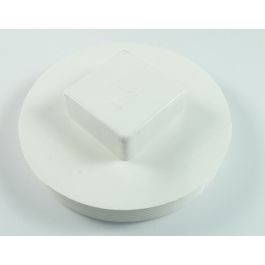 PVC CLEANOUT PLUG 6 " DWV