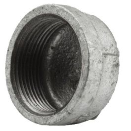 GALV FITTINGS RD END CAP 1" #301