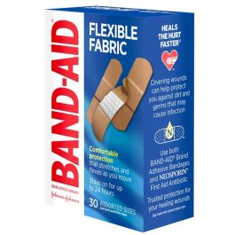 BAND-AID FLEXIBLE FABRIC BANDAGES